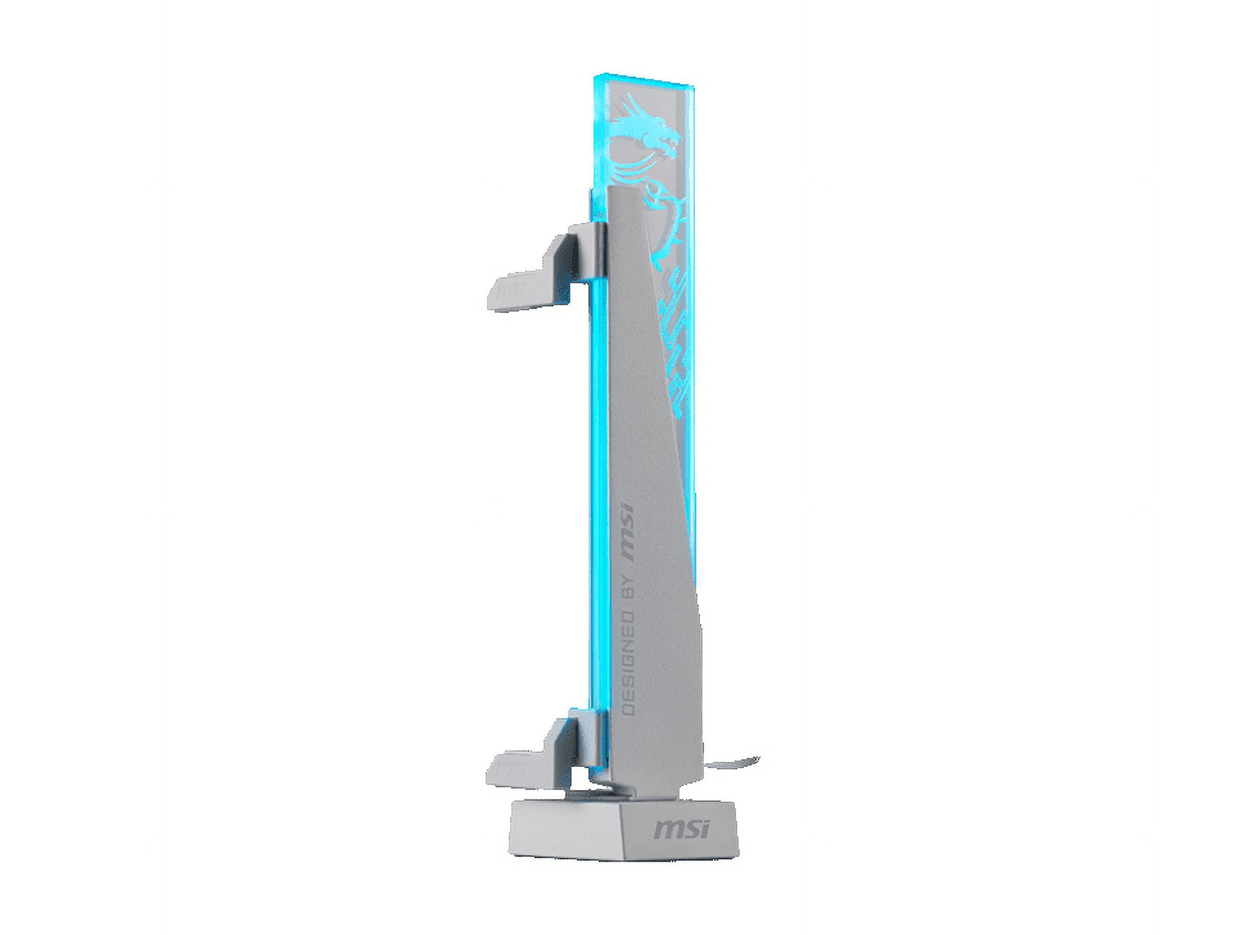MSI Graphics Stand Model MPG ARGB GRAPHICS CARD STAND - WHITE Magnetic ...