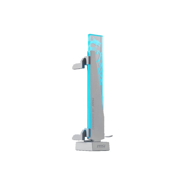 MSI Graphics Stand Model MPG ARGB GRAPHICS CARD STAND - WHITE Magnetic ...