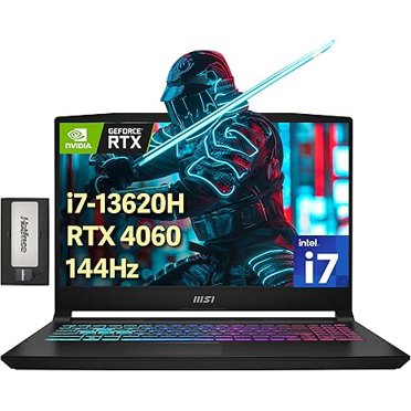 MSI Katana GF76 Gaming Laptop, 17.3inch FHD, Intel i7, 32GB DDR4, 512GB ...