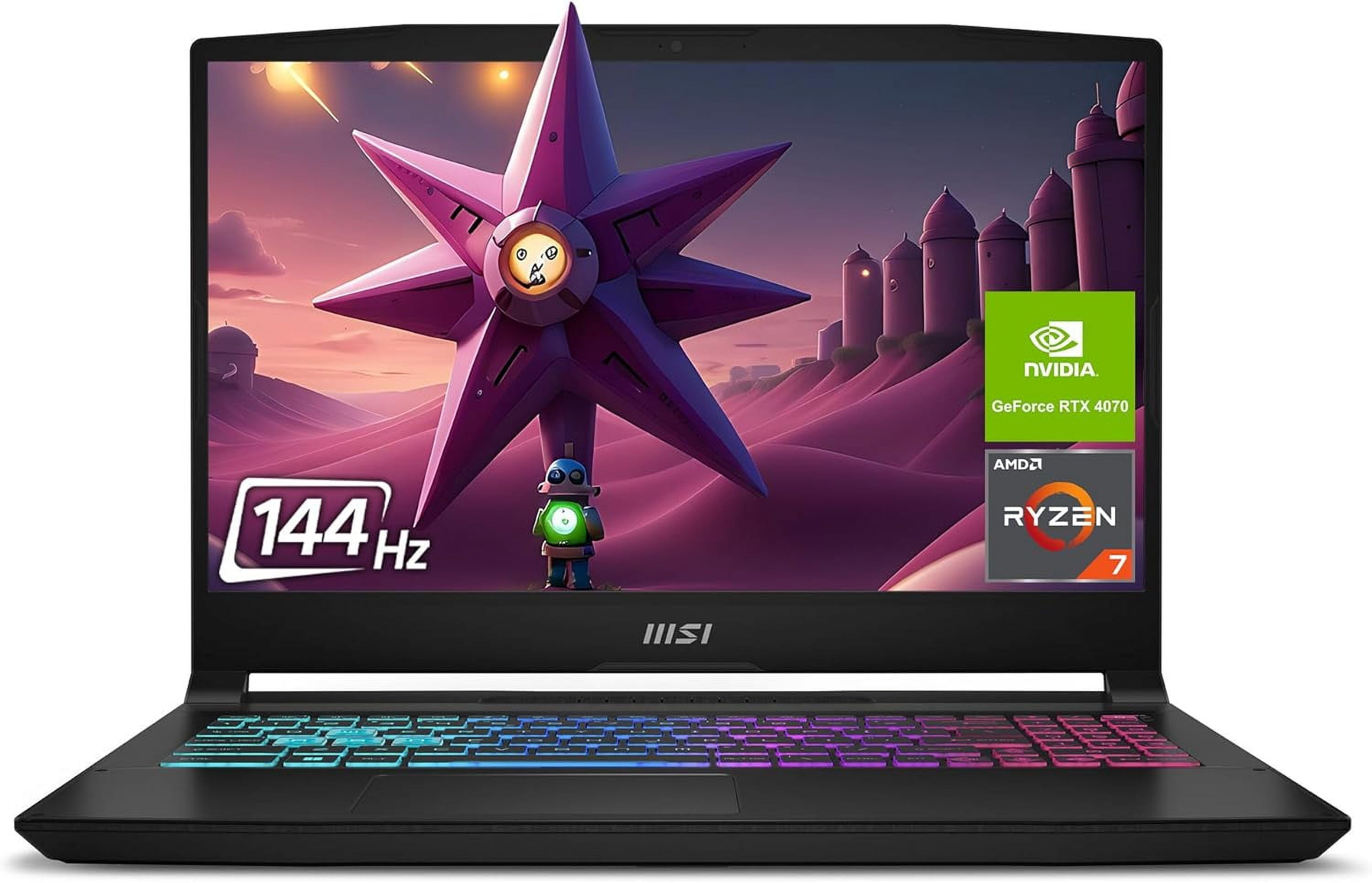 MSI Katana A15 AI Gaming Laptop, AMD Ryzen 7 8845HS, 16GB DDR5 Ram, 2 ...