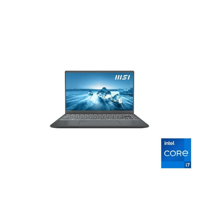 MSI Prestige 14 Laptop, i7 12th Gen, 16GB, 512GB SSD, GTX 1650, Windows ...