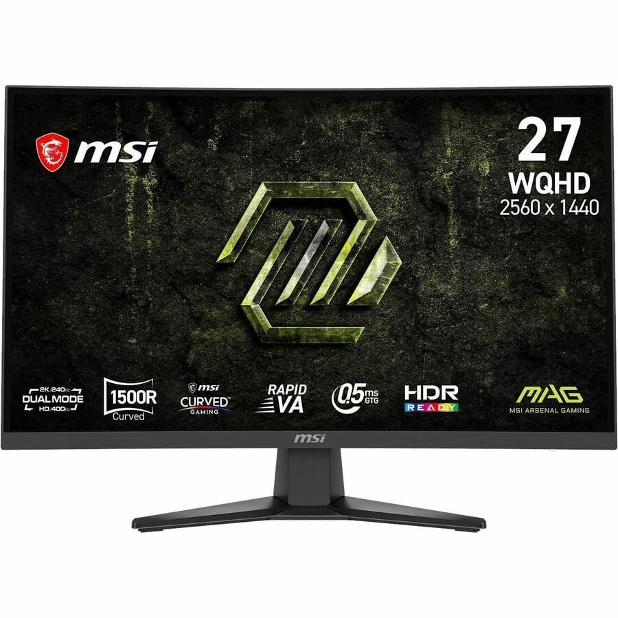 MSI MAG 275CQDF X24, Gaming Monitor, 34" Rapid VA WQHD 400Hz Display ...