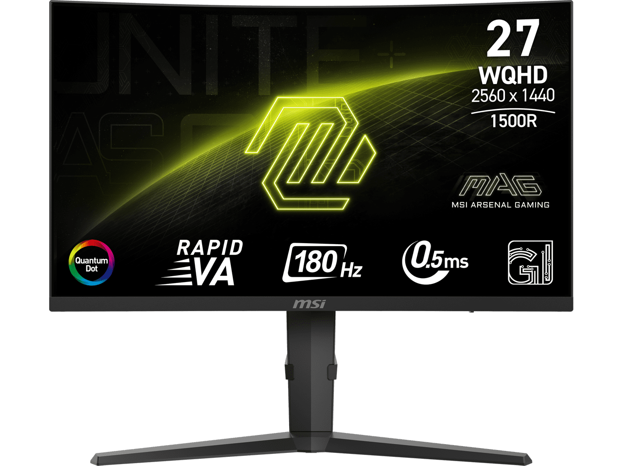 MSI MAG 275CQRF QD E2 27" Class WQHD Curved Screen Gaming LCD Monitor ...