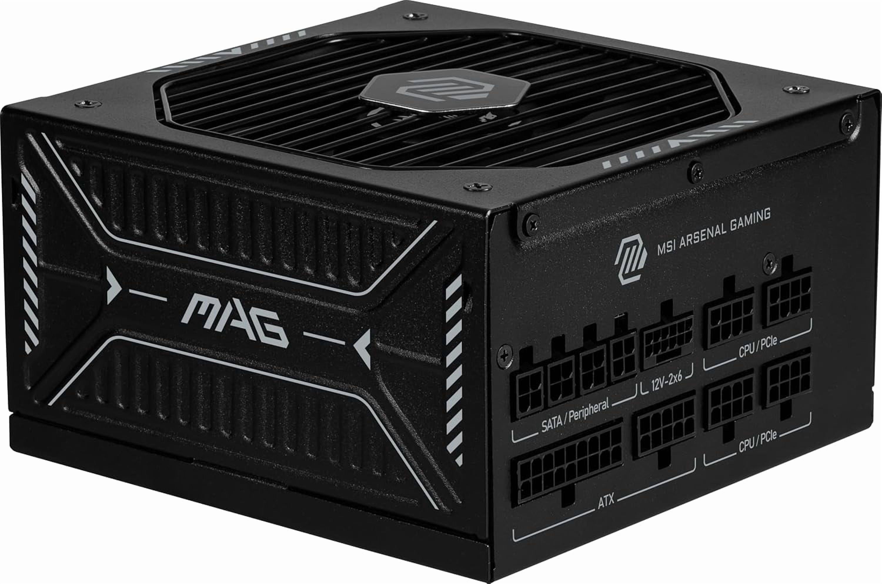 MSI - MAG A750GLS PCIE5, USA, 750W, Fully-Modular, 80 Plus Gold ...