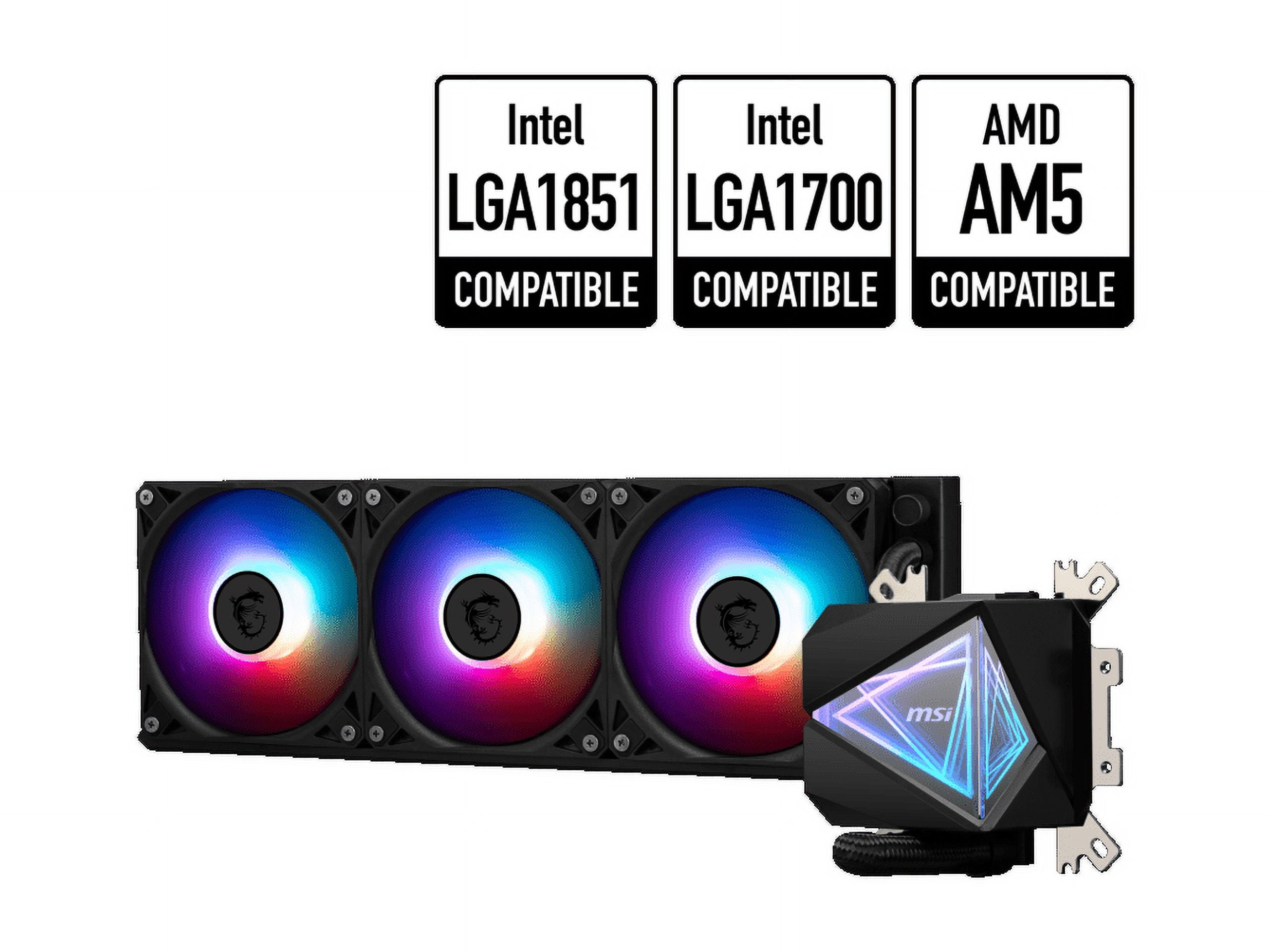 MSI MAG CoreLiquid I360 Black - AIO ARGB CPU Liquid Cooler - Infinity ...