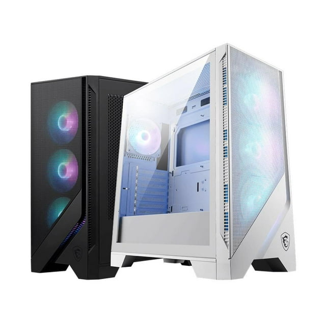 MSI MAG Forge 321R Airflow Mid Tower ATX Gaming Case, ABS Plastic ...
