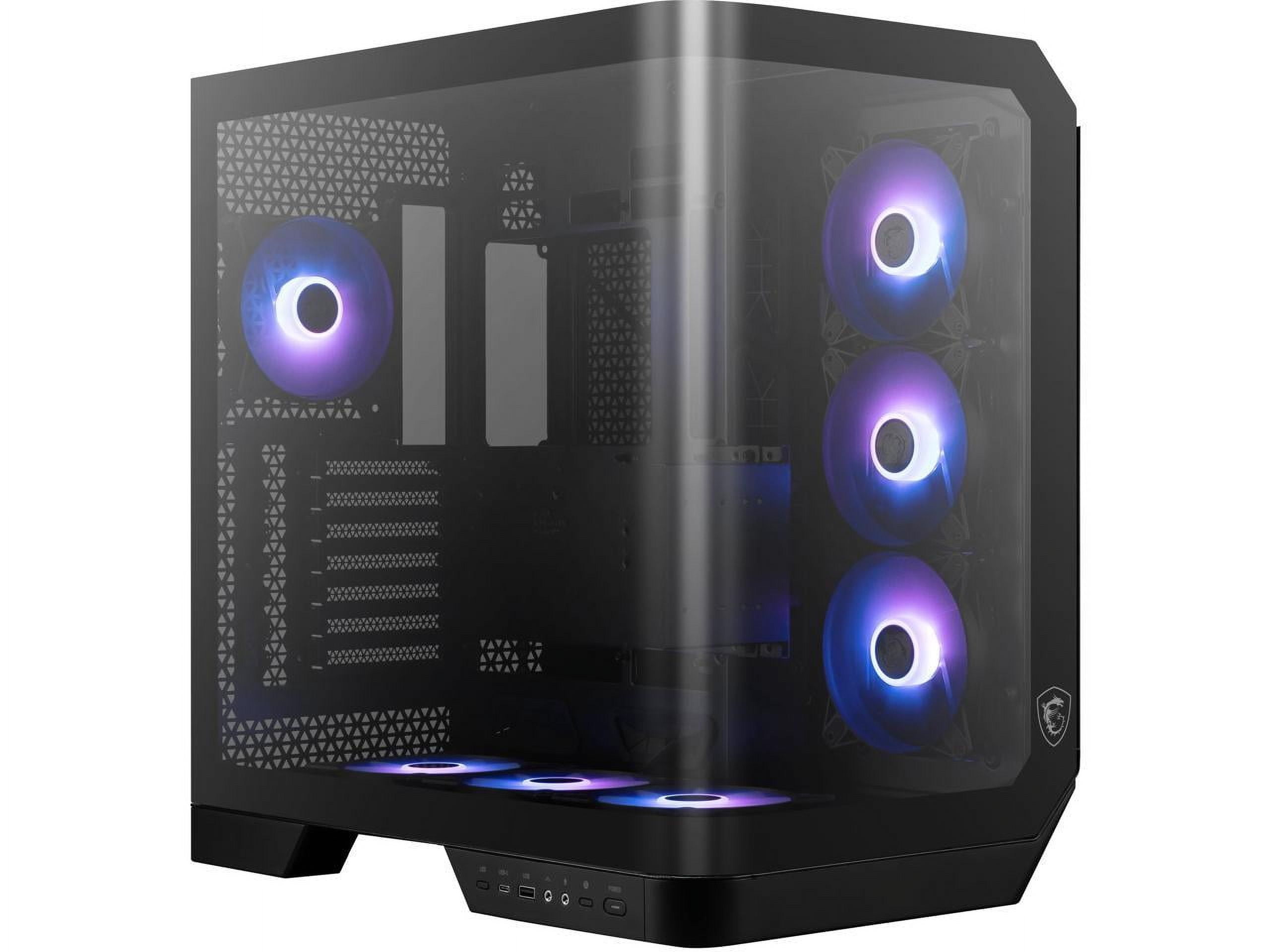 MSI MAG PANO 120R PZ - ATX Mid-Tower Gaming PC Case - 270-degree ...