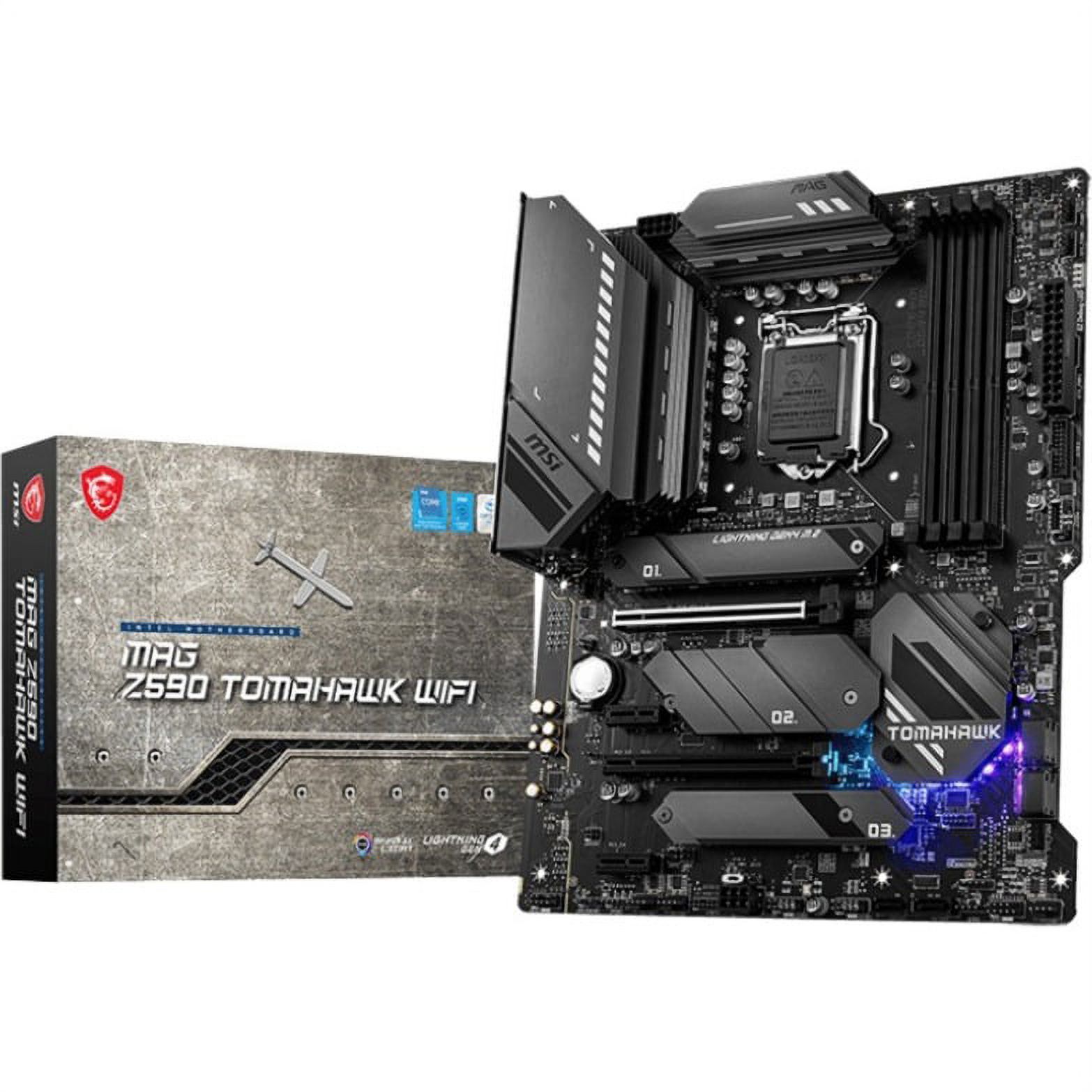 MSI MAG Z590 TOMAHAWK WIFI Desktop Motherboard - Intel Z590 Chipset ...