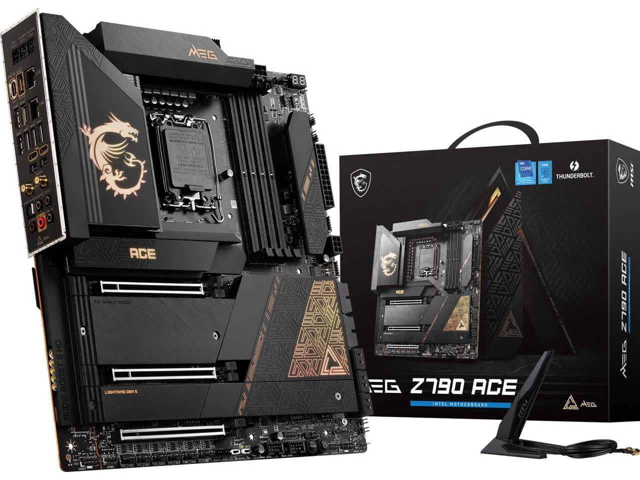 MSI MEG Z790 ACE Gaming Motherboard, LGA 1700, Intel Z790, SATA 6Gb/s ...