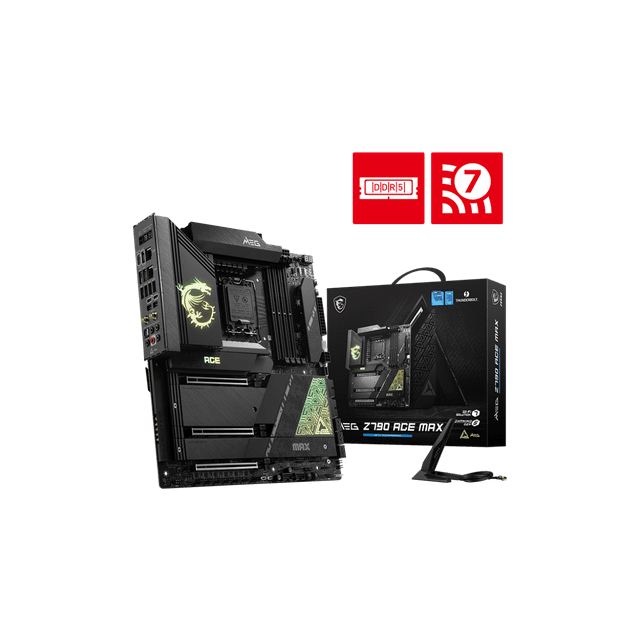 MSI MEG Z790 ACE MAX Motherboard, LGA 1700, Intel Z790, SATA 6Gb/s, ATX ...