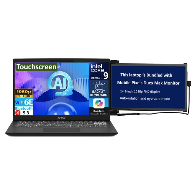 MSI MODERN 15 H AI C1MTG-084US AI Powered Laptop 15.6in Touchscreen FHD ...