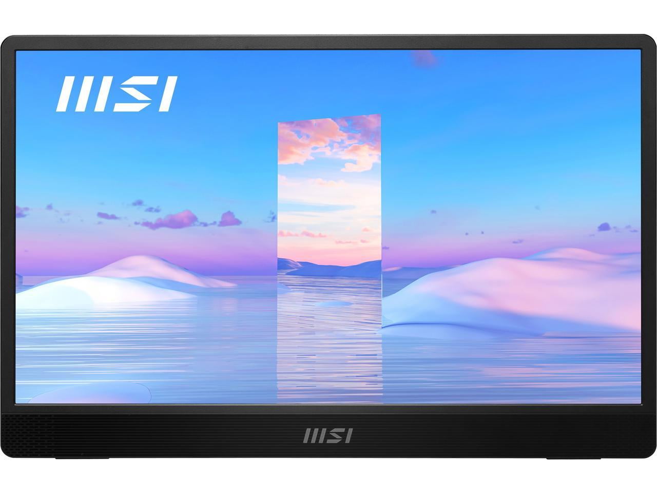 MSI MP161 Black 15.6 Business & Productivity Portable Monitor 250 cd/m2 ...