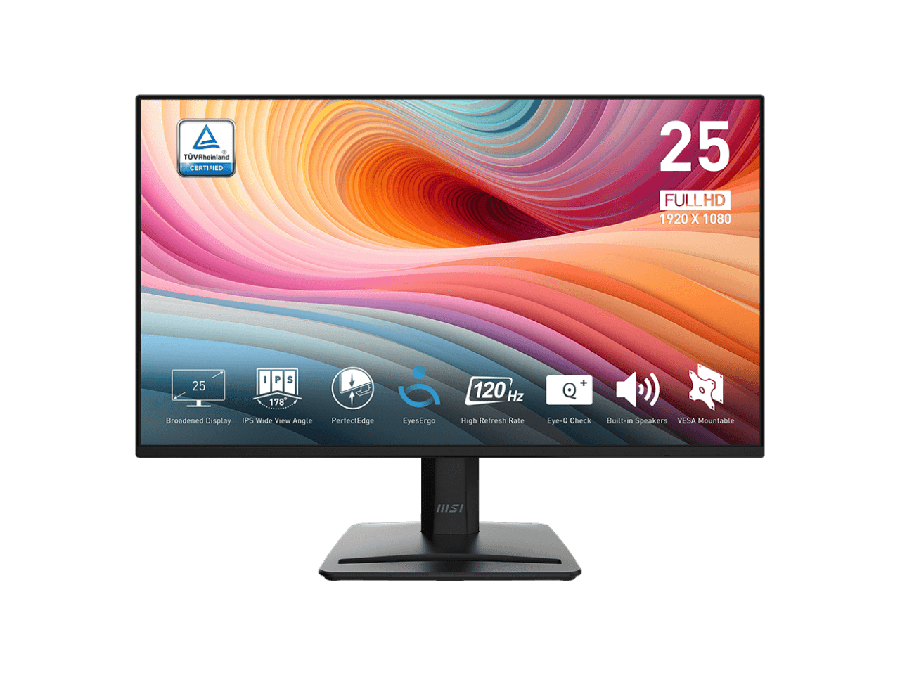 MSI MP252 E2 24" Class Full HD LCD Monitor - 16:9 - 23.8" Viewable - In ...