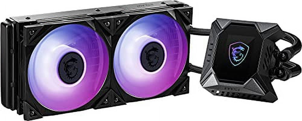 MSI MPG CORELIQUID K240 Simple water-cooled CPU cooler with LCD monitor ...