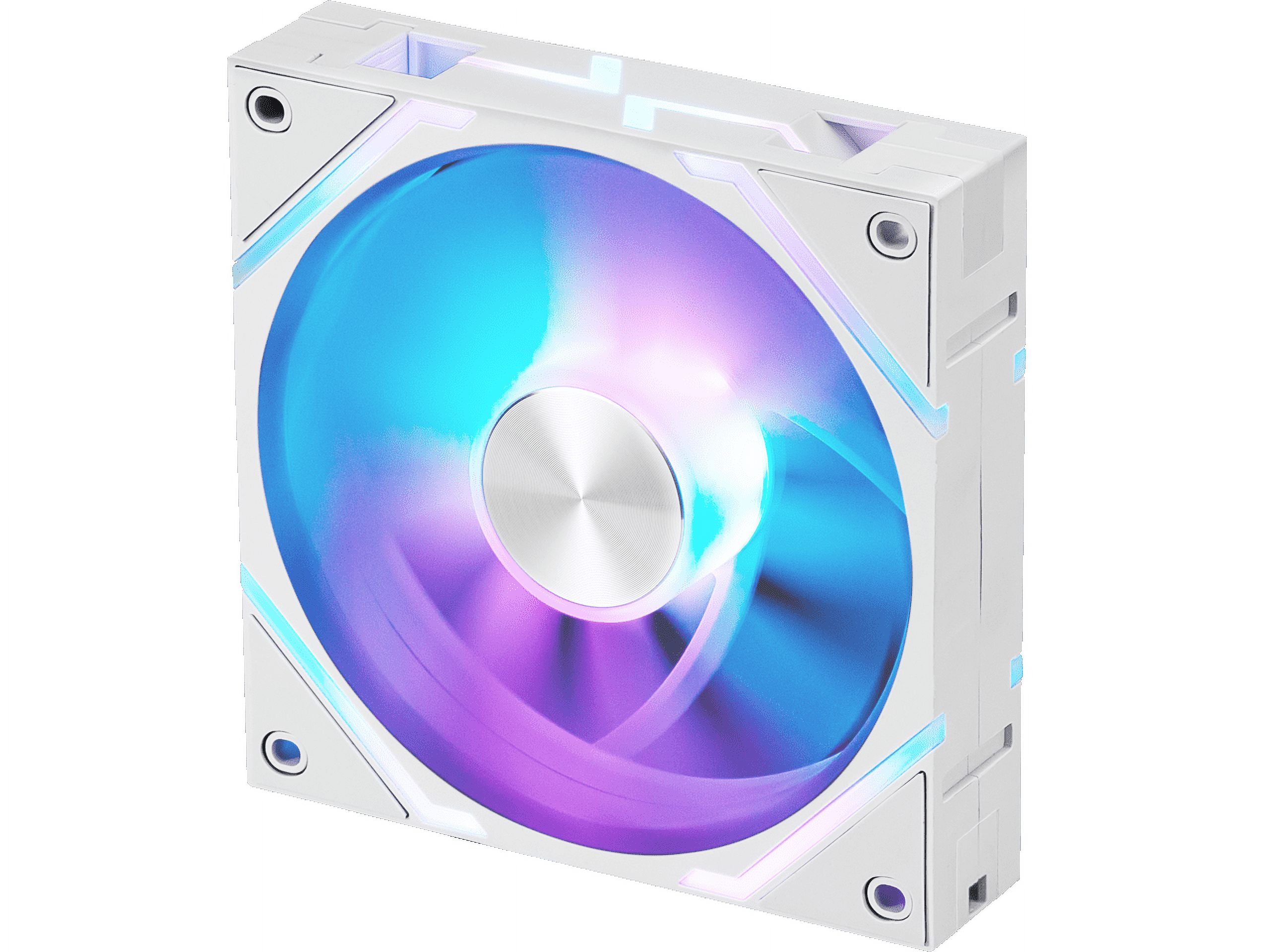 MSI MPG EZ120 ARGB WHITE-1W Fan - 120mm ARGB Fan, Fluid Dynamic Bearing ...