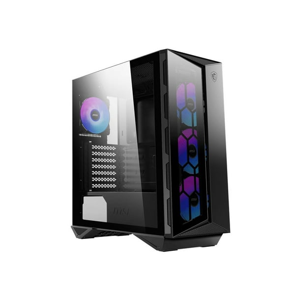 MSI MPG GUNGNIR 110R Black ATX Mid Tower Computer Case - Walmart ...