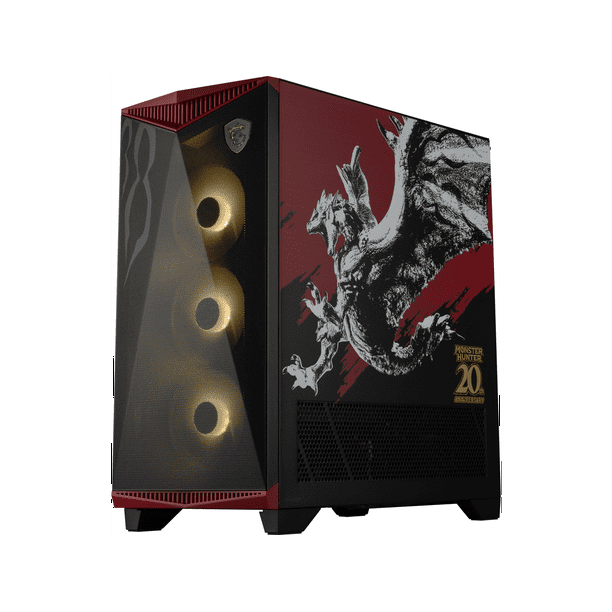 MSI MPG GUNGNIR 300 MONSTER HUNTER EDITION Black / Red Mid Tower ...