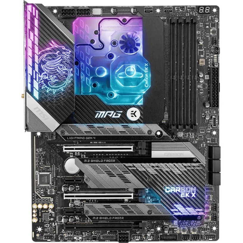 MSI MPG Z590 CARBON EK X Desktop Motherboard, Intel Z590 Chipset ...