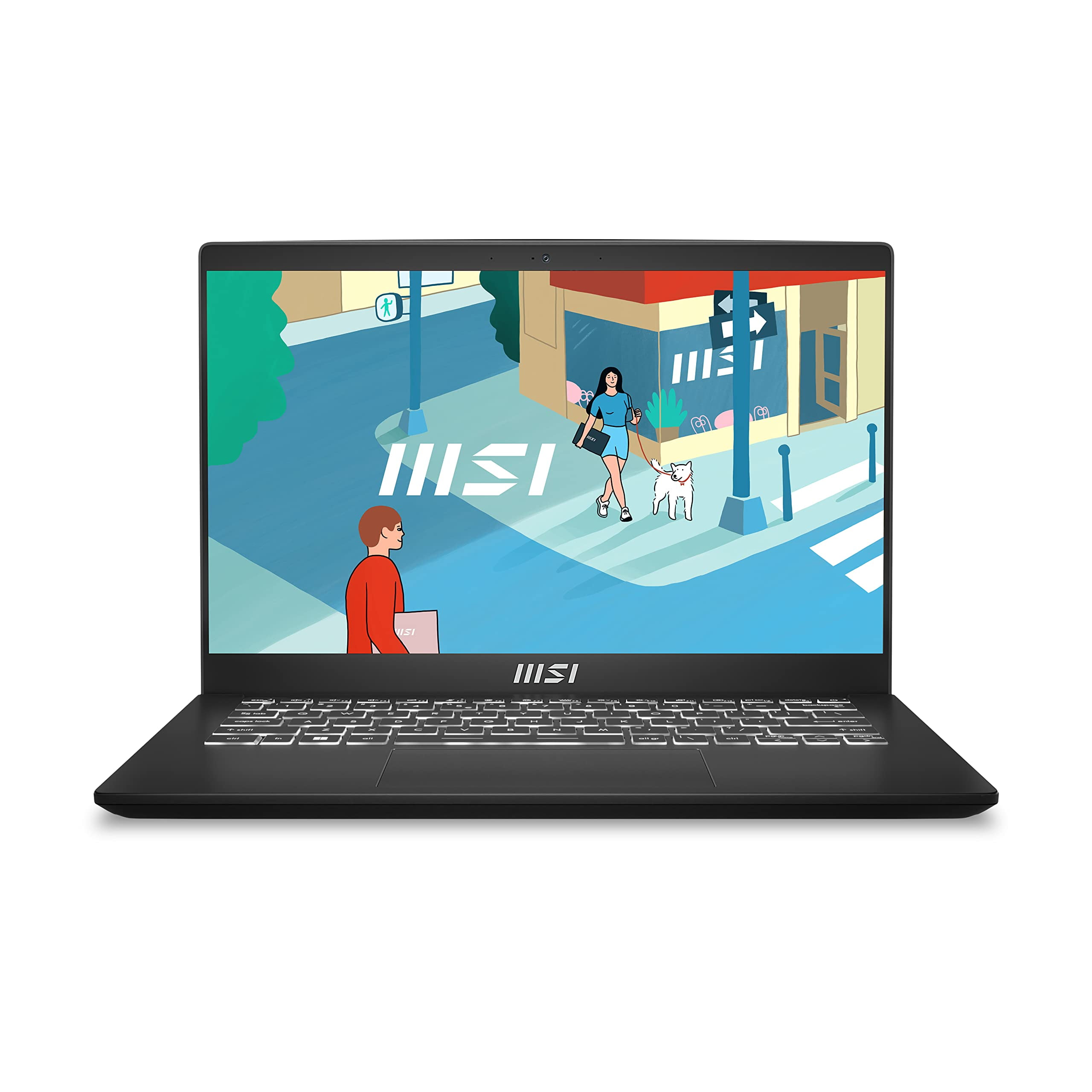 MSI Modern 14 14" Laptop: Intel Core i7-1195G7, Intel Iris Xe, 8GB DDR4 ...