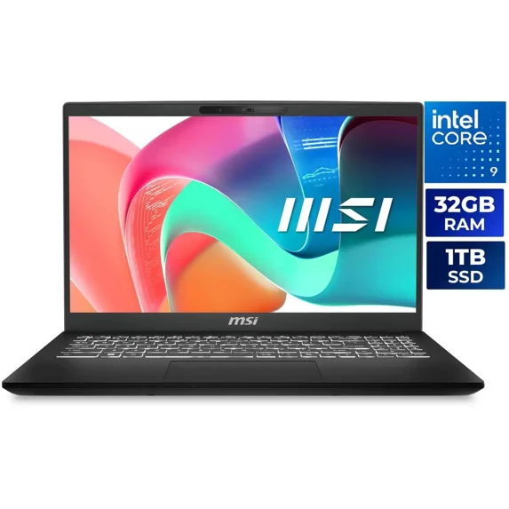 MSI Modern 15 H 15.6" Touch Screen Laptop Intel Core 9 270H 32GB RAM1 ...