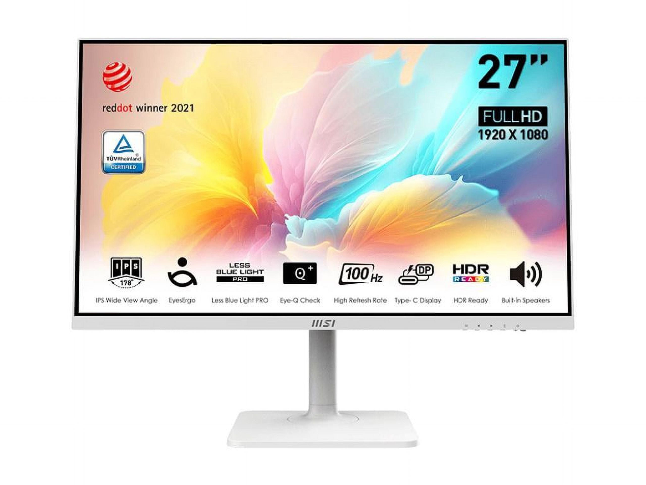MSI Modern MD2712PW 27" Full HD LCD Monitor - IPS Tech - 1920x1080 ...