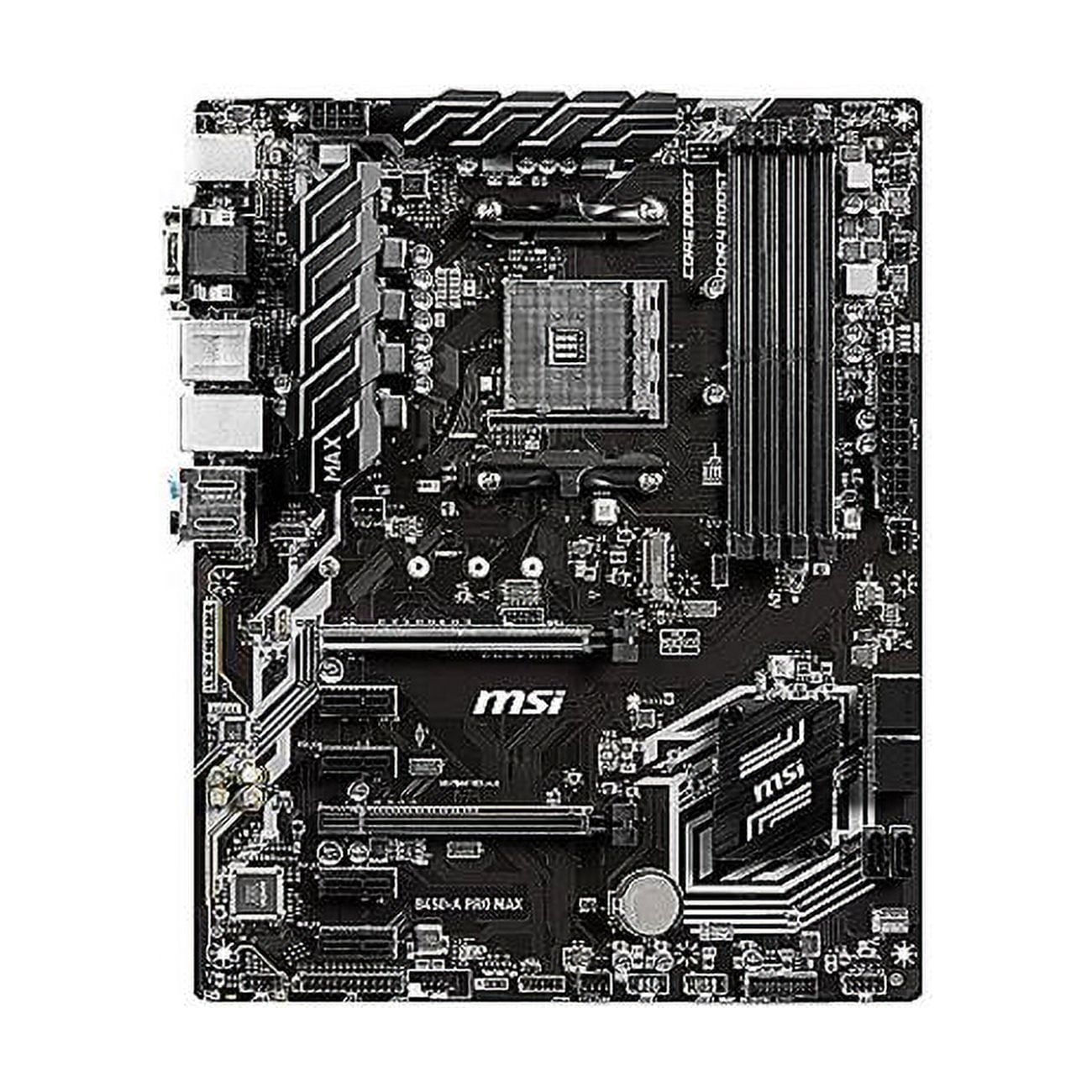 MSI B450-A PRO MAX - Motherboard - ATX - Socket AM4 - AMD B450 Chipset ...