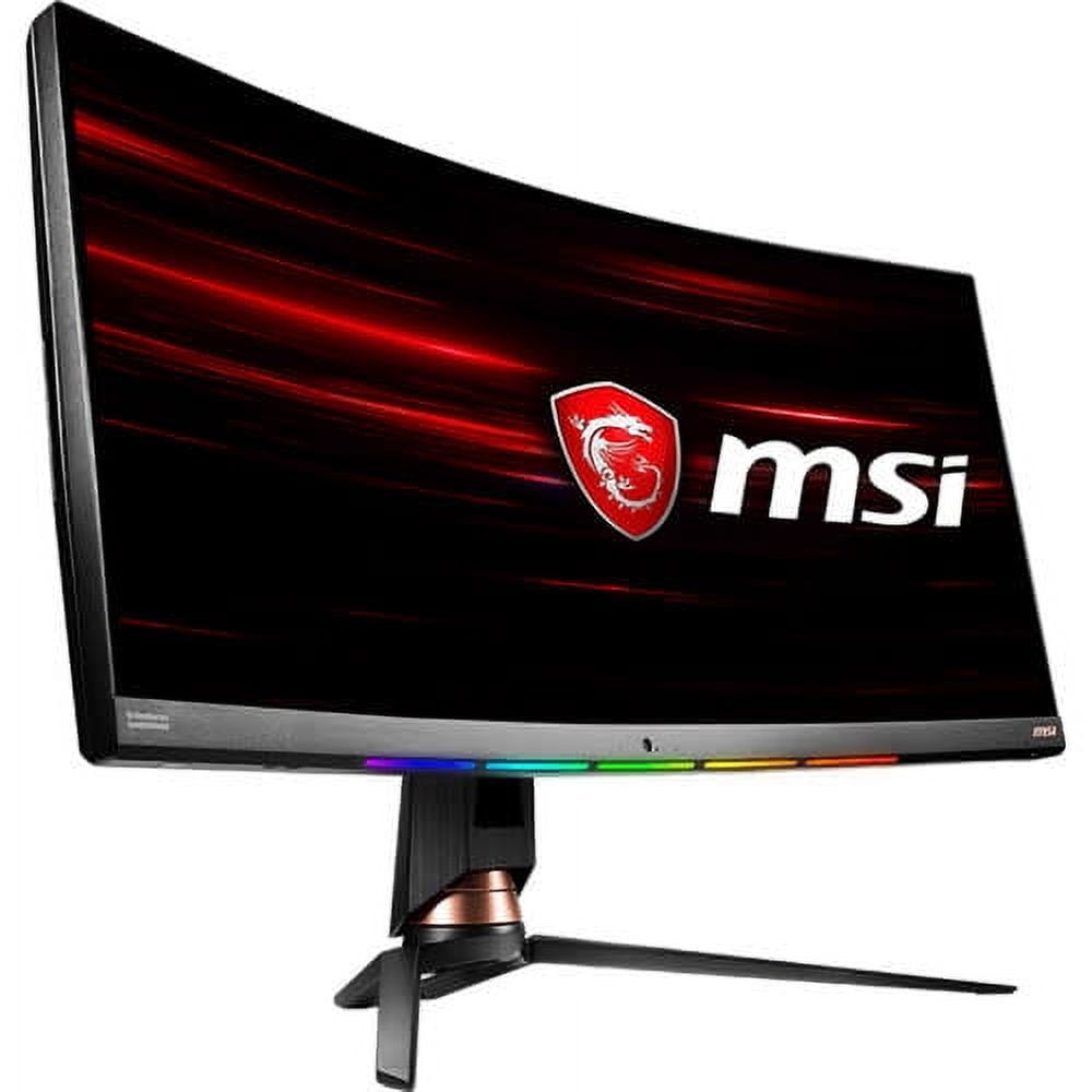 MSI Optix 34" 21:9 144 Hz Curved Adaptive Sync VA Gaming Monitor, Black ...