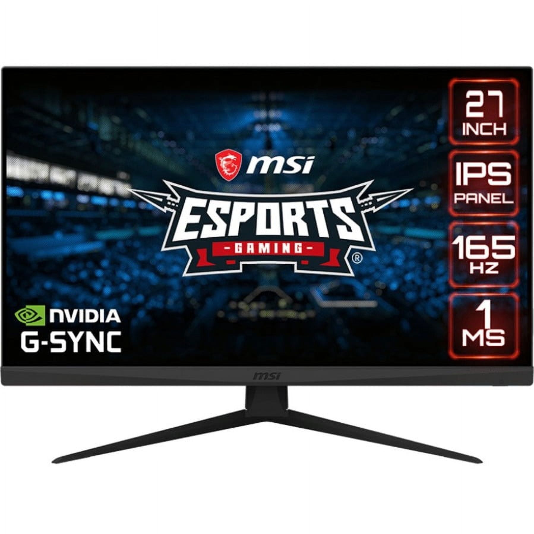 MSI G273 27" 1920 x 1080 IPS LCD G-sync Compatible Computer Monitor - Walmart.com