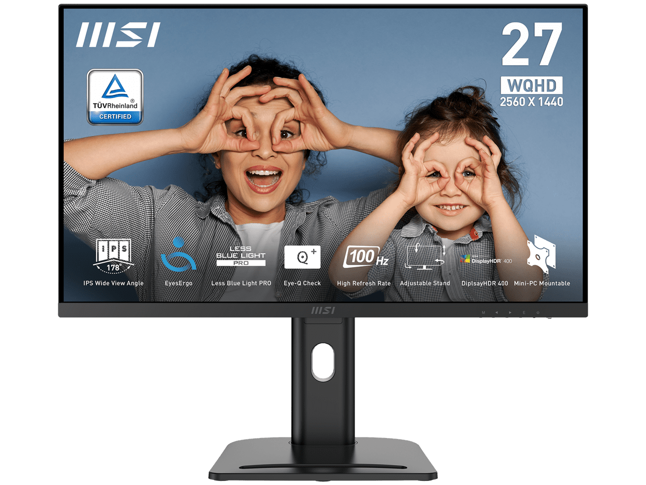 MSI PRO MP273QP E2 27" IPS 2560 x 1440 (QHD) Computer Monitor, 100Hz ...