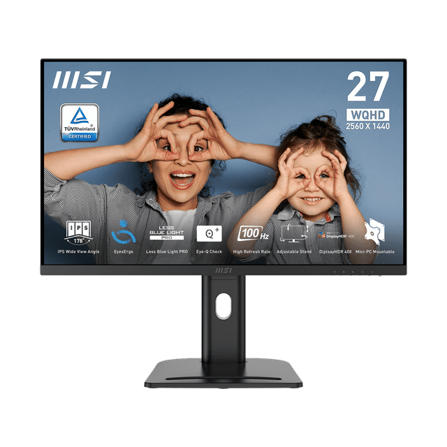 MSI PRO MP273QP E2 27" IPS 2560 x 1440 (QHD) Computer Monitor, 100Hz ...