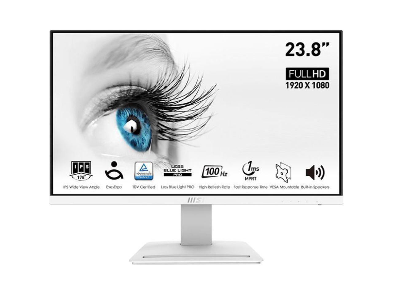 MSI Pro MP243XW 23.8" Full HD LCD Monitor - 16:9 - 24" Class - In-plane ...