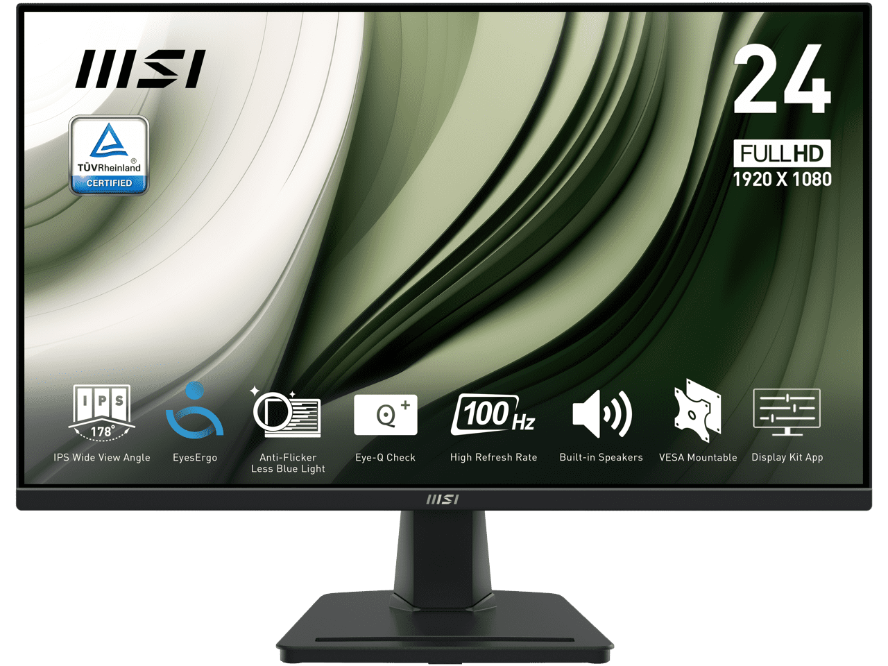 MSI Pro MP245G 24" Class Full HD LCD Monitor - 16:9 - Black - 23.8 ...