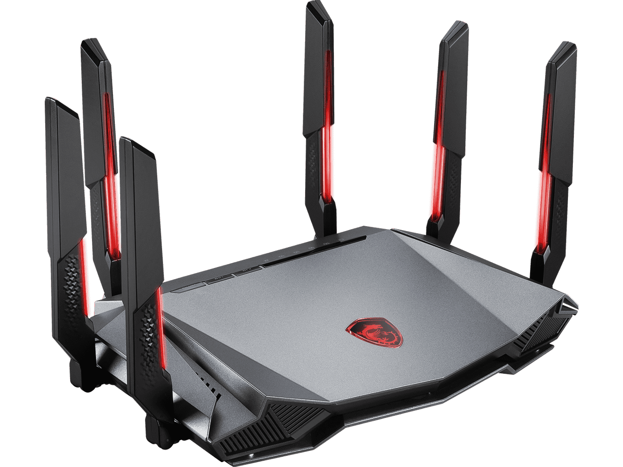 MSI RadiX AXE6600 WiFi 6E Gaming Router, Tri-Band, 6.6Gbps, RGB, AI QoS ...