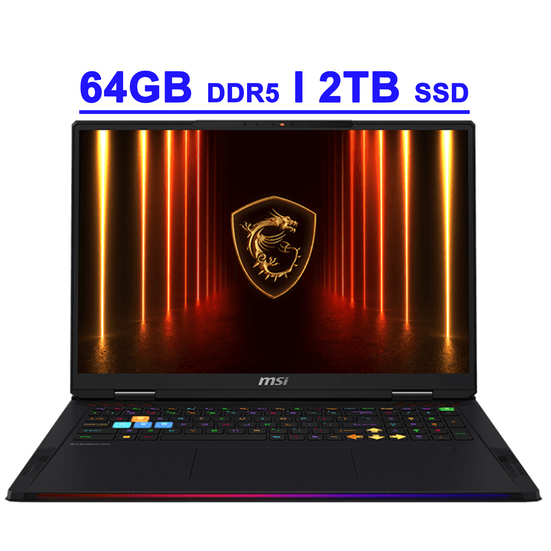 MSI Raider 18 HX Gaming Copilot AI PC Laptop 18" QHD+ IPS 240Hz (100% ...