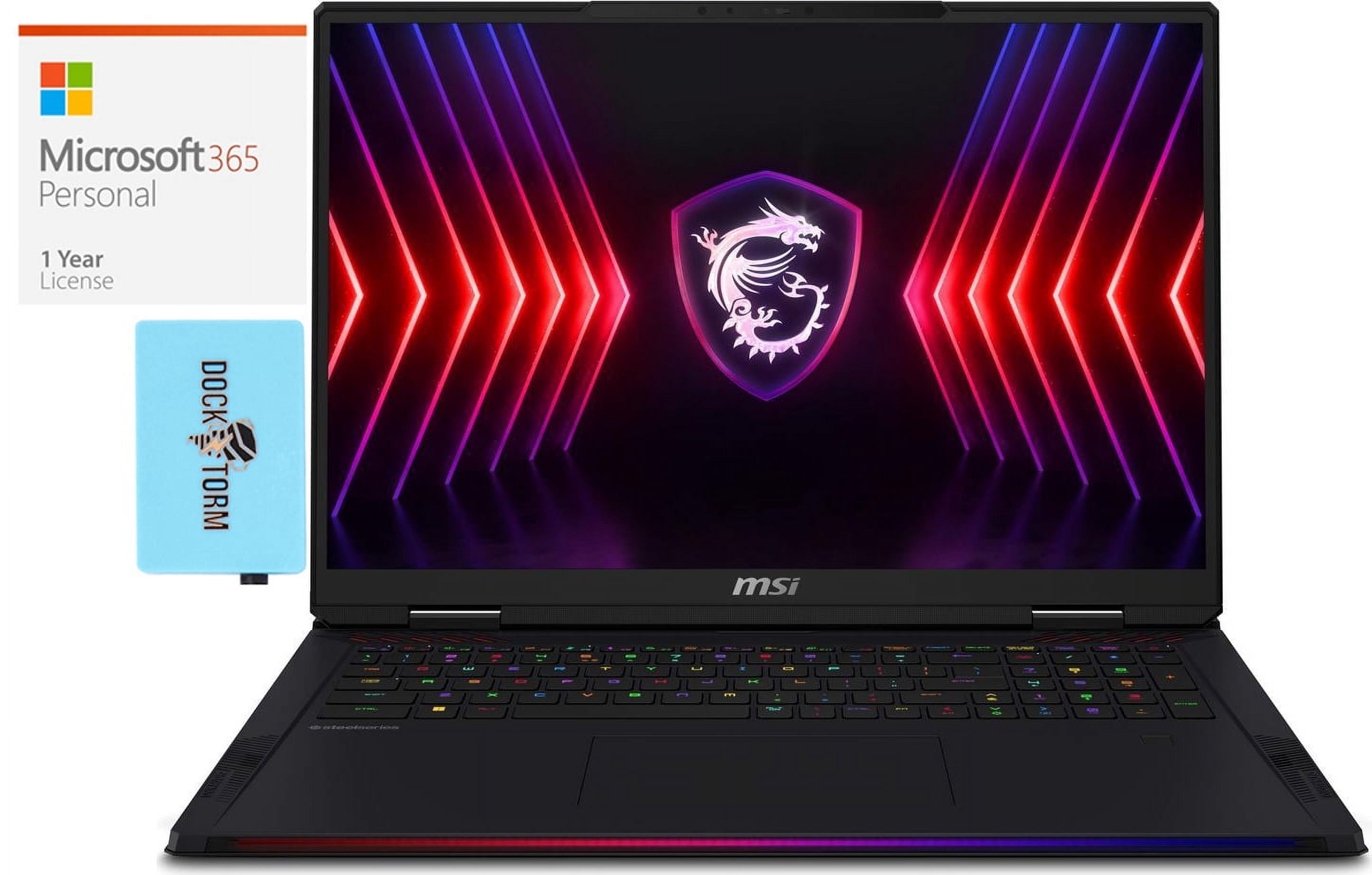 MSI Raider 18 HX Gaming/Entertainment Laptop (Intel i9-14900HX 24-Core ...