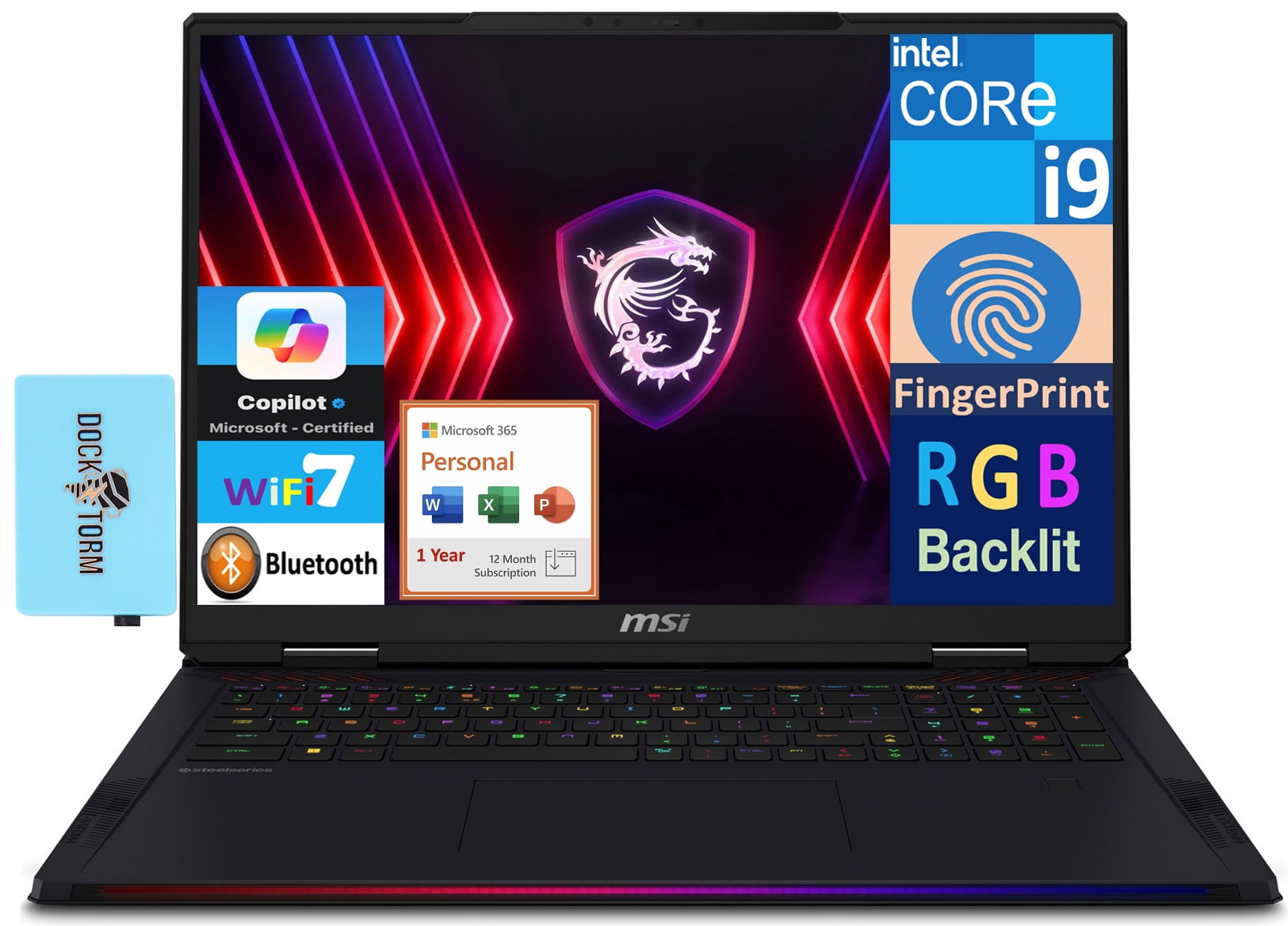 MSI Raider 18 HX Gaming Laptop 18in 120Hz Mini LED 4K Display (Intel i9 ...