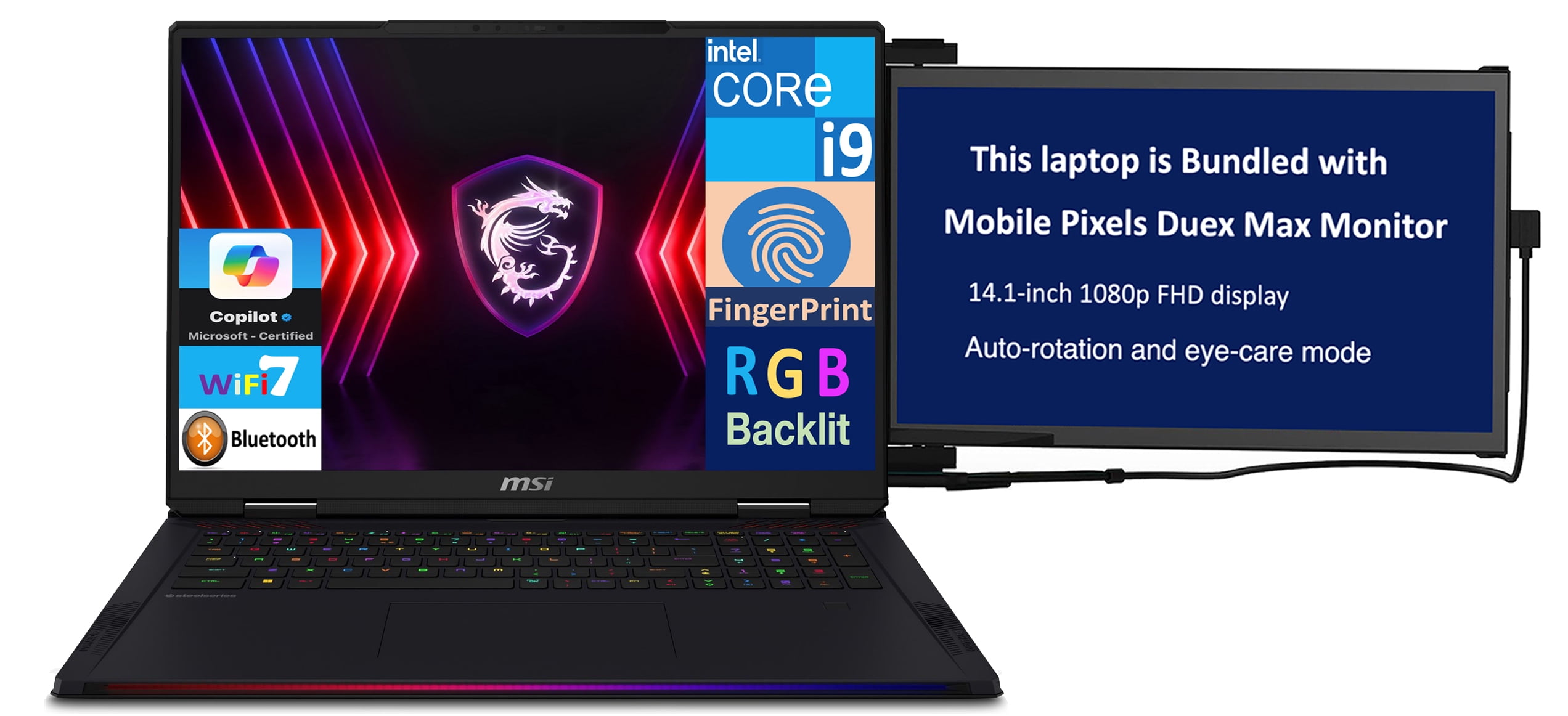 MSI Raider 18 HX Gaming Laptop 18in 120Hz Mini LED 4K Display (Intel i9 ...