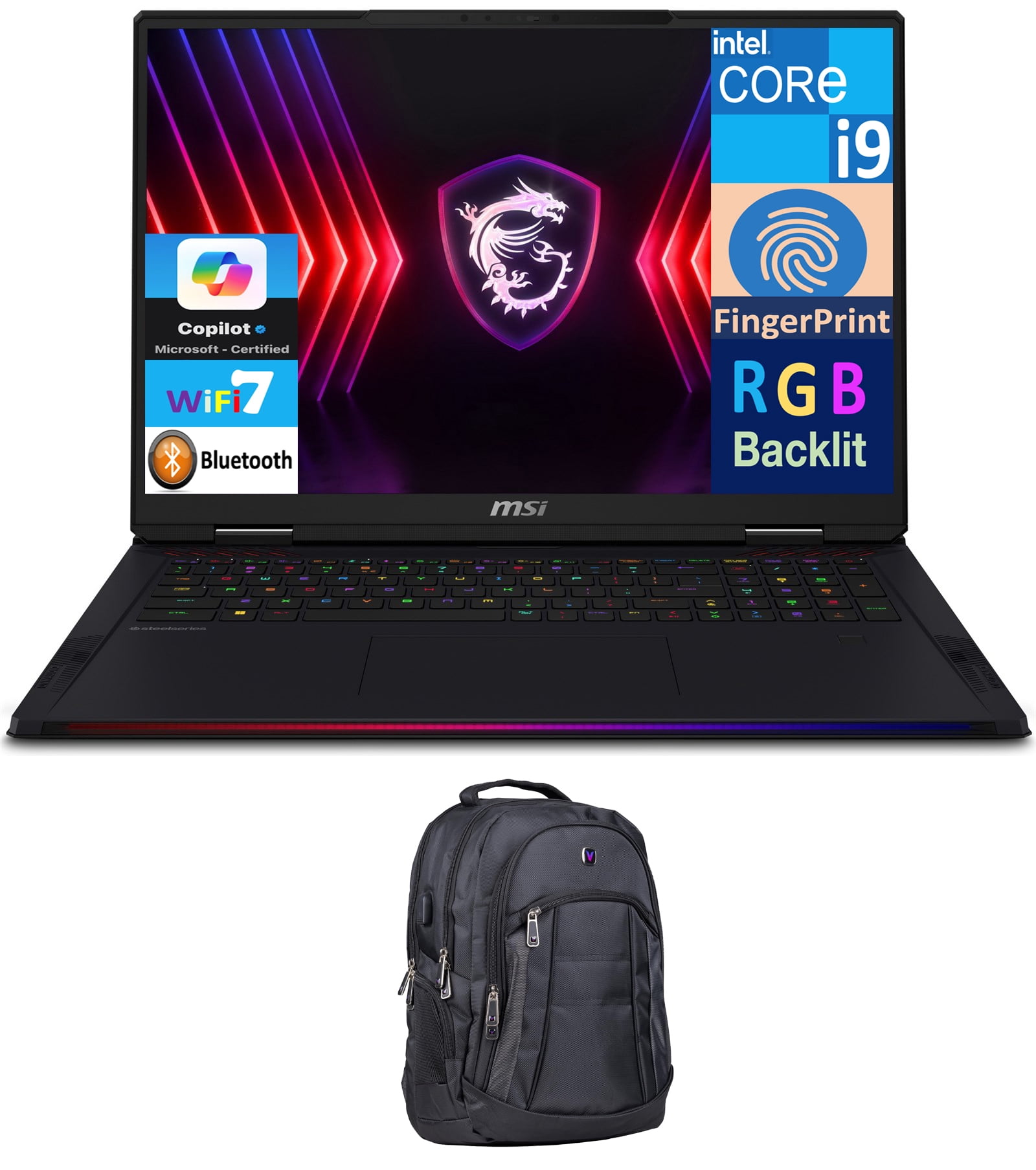 MSI Raider 18 HX Gaming Laptop 18in 120Hz Mini LED 4K Display (Intel i9 ...