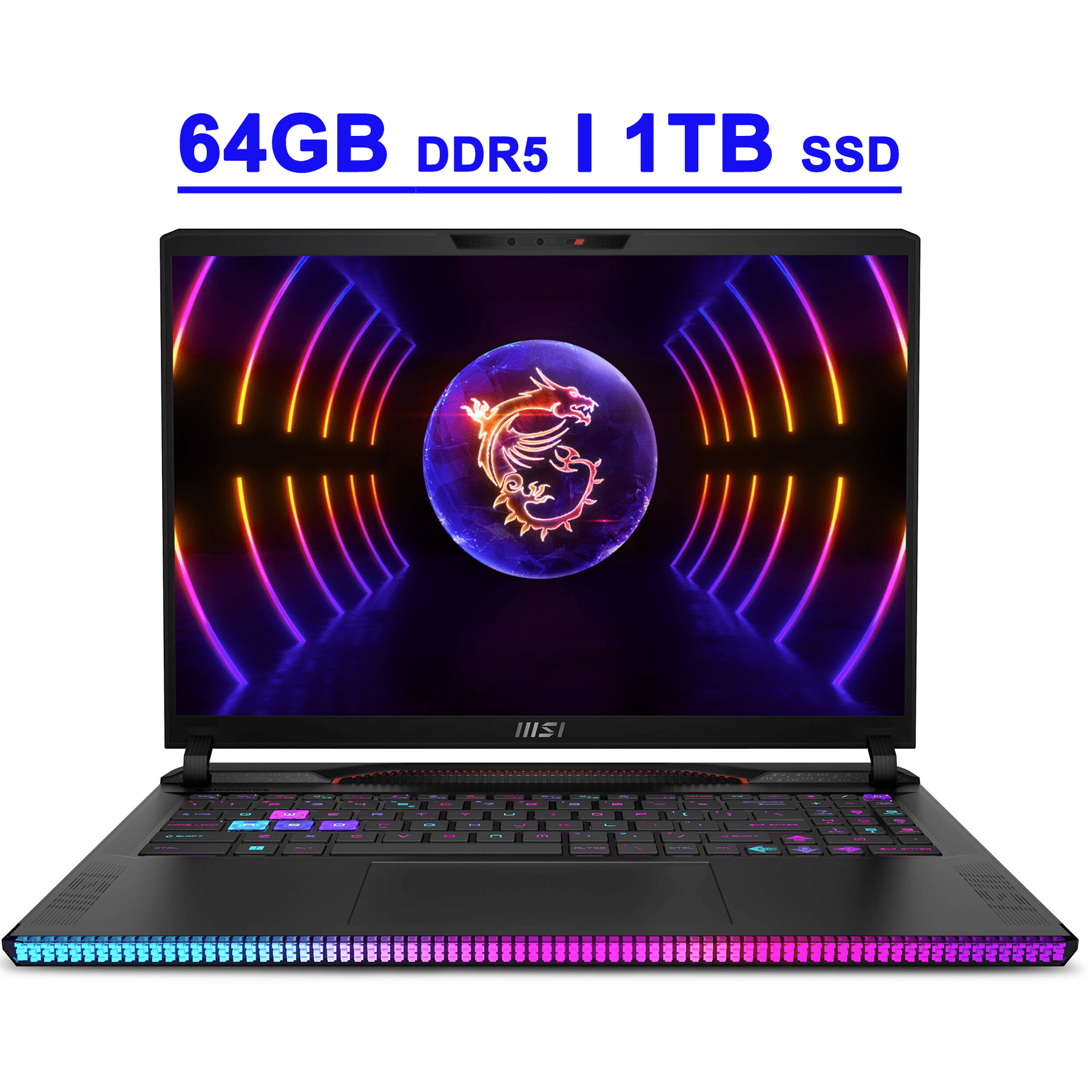 "MSI Gamer Raider GE68HX 16"" FHD+ IPS 144Hz, i9-13950HX, 64GB DDR5 ...