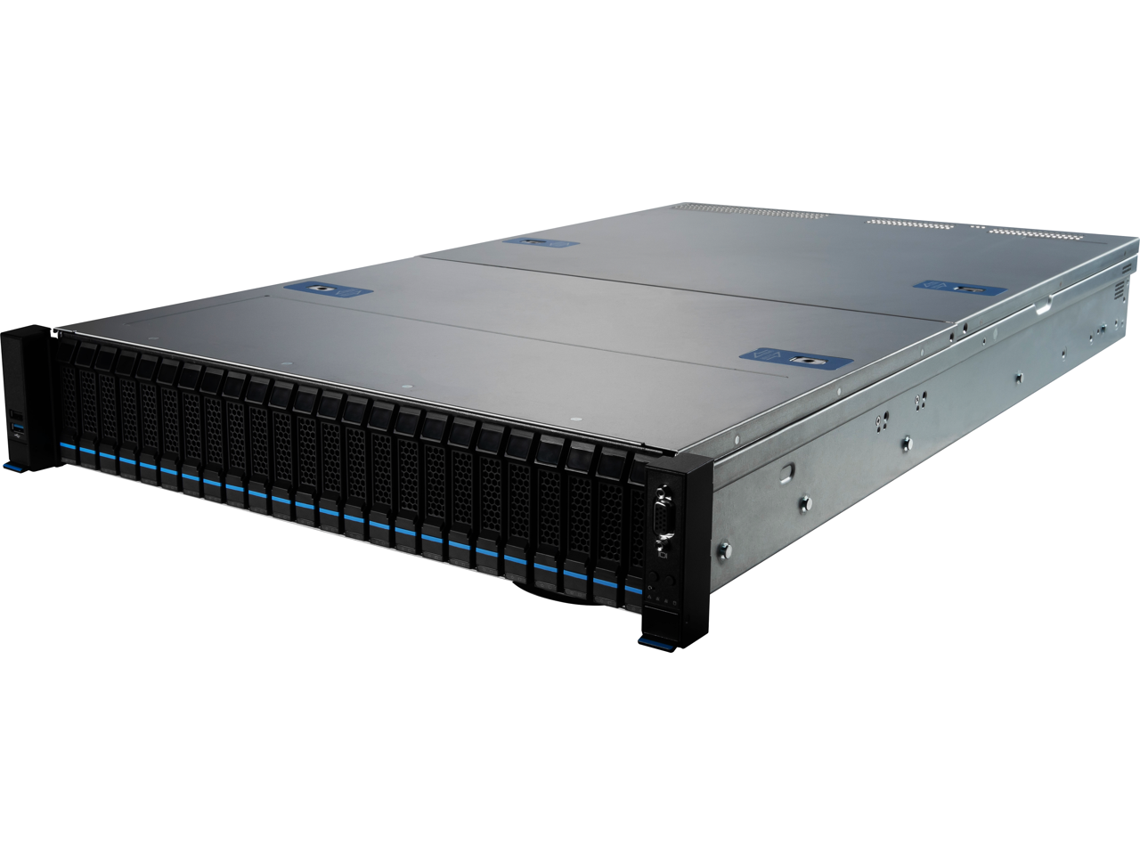 MSI S2206-04 2U Server Barebone, Dual AMD EPYC™ 9004 Series Processors, 16 NVMe Hybrid Hot-swap ...