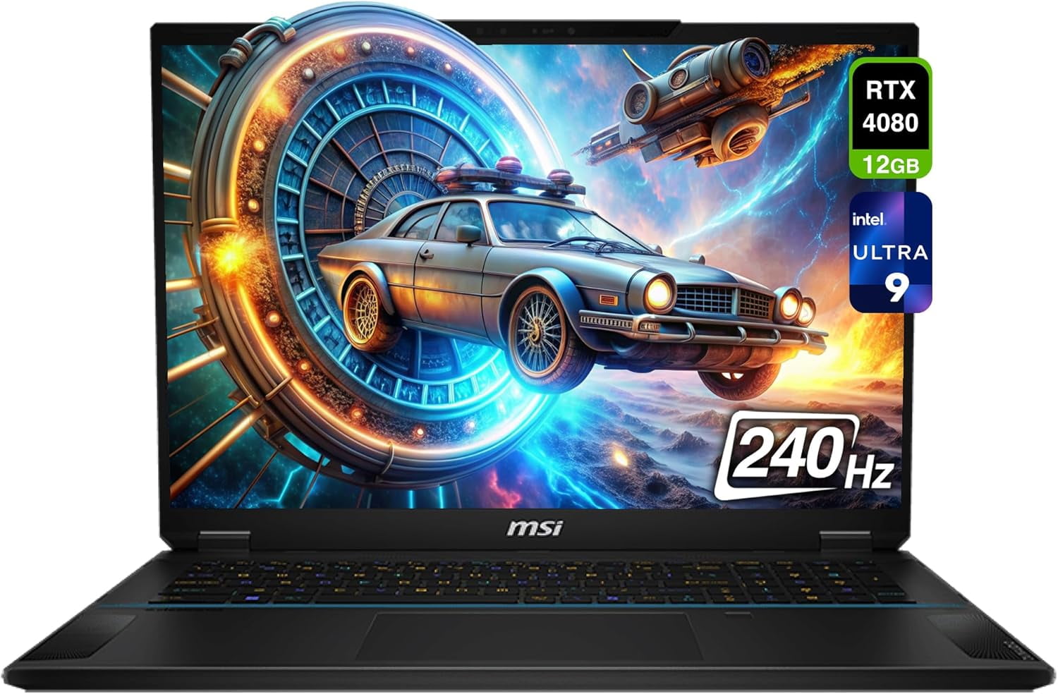 MSI Stealth 18 AI Studio Gaming Laptop, Intel Ultra 9-185H, 64 GB DDR5 RAM, 4 TB PCle SSD, 18 ...