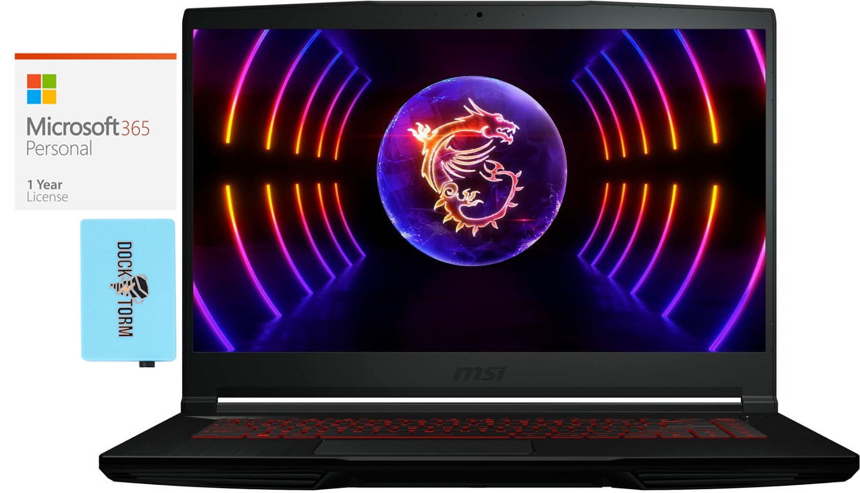 MSI THIN GF63 Gaming/Entertainment Laptop (Intel i5-12450H 8-Core, 15 ...