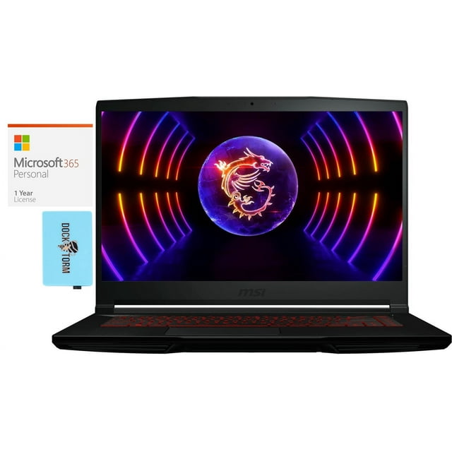 MSI THIN GF63 Gaming/Entertainment Laptop (Intel i5-12450H 8-Core, 15 ...