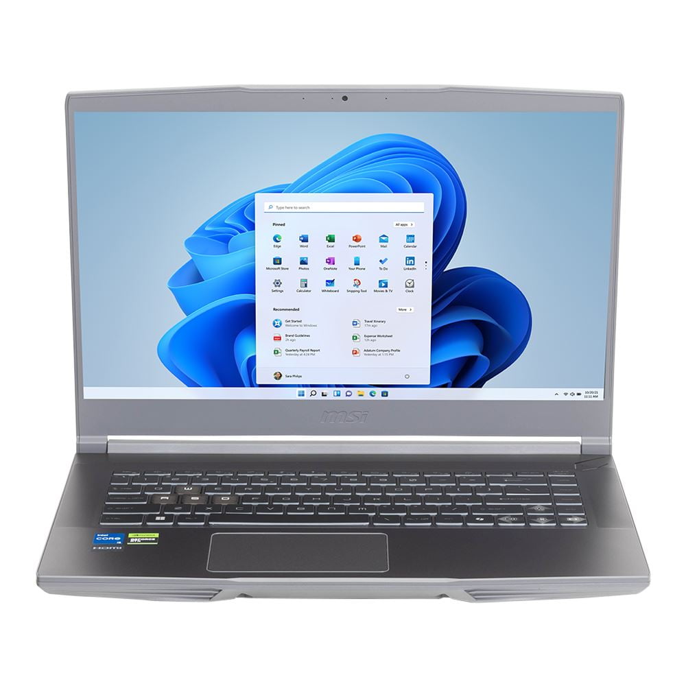 MSI Thin 15 B12UCX-2425US 15.6" Gaming Laptop Computer Intel Core i5 ...