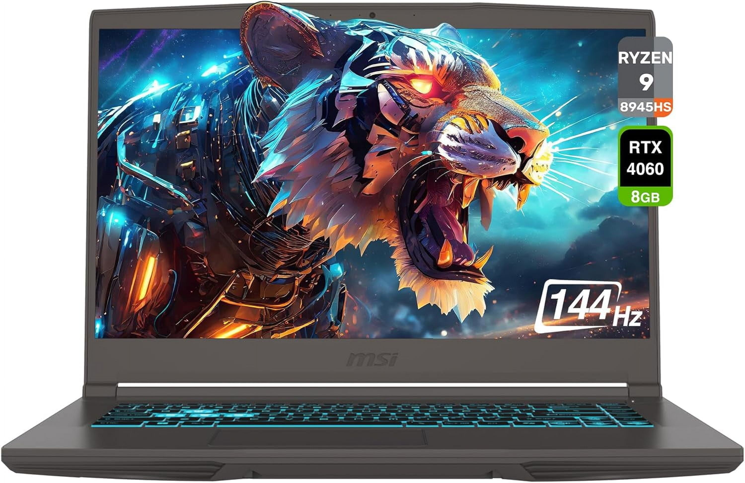 MSI Thin A15 Gaming AI Laptop, AMD Ryzen 9 8945HS, 64 GB DDR5 RAM, 1 TB ...