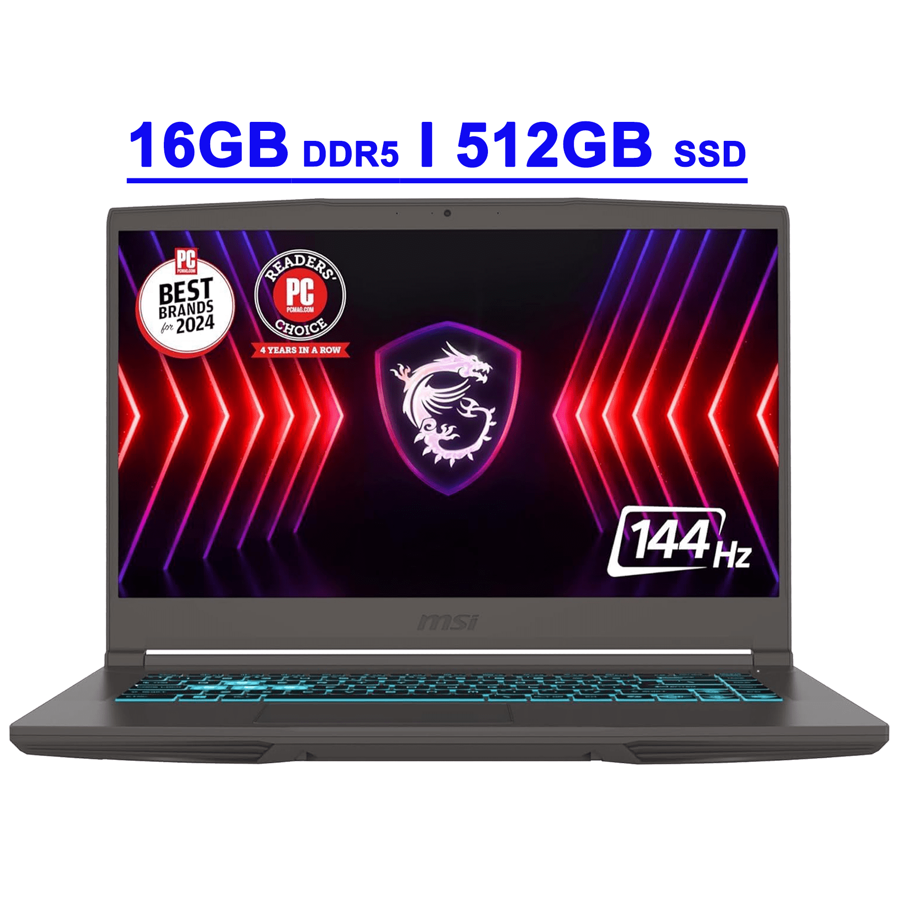 MSI Thin A15 Premium Gaming Laptop 15.6" FHD IPS 144Hz AMD Hexa-core ...