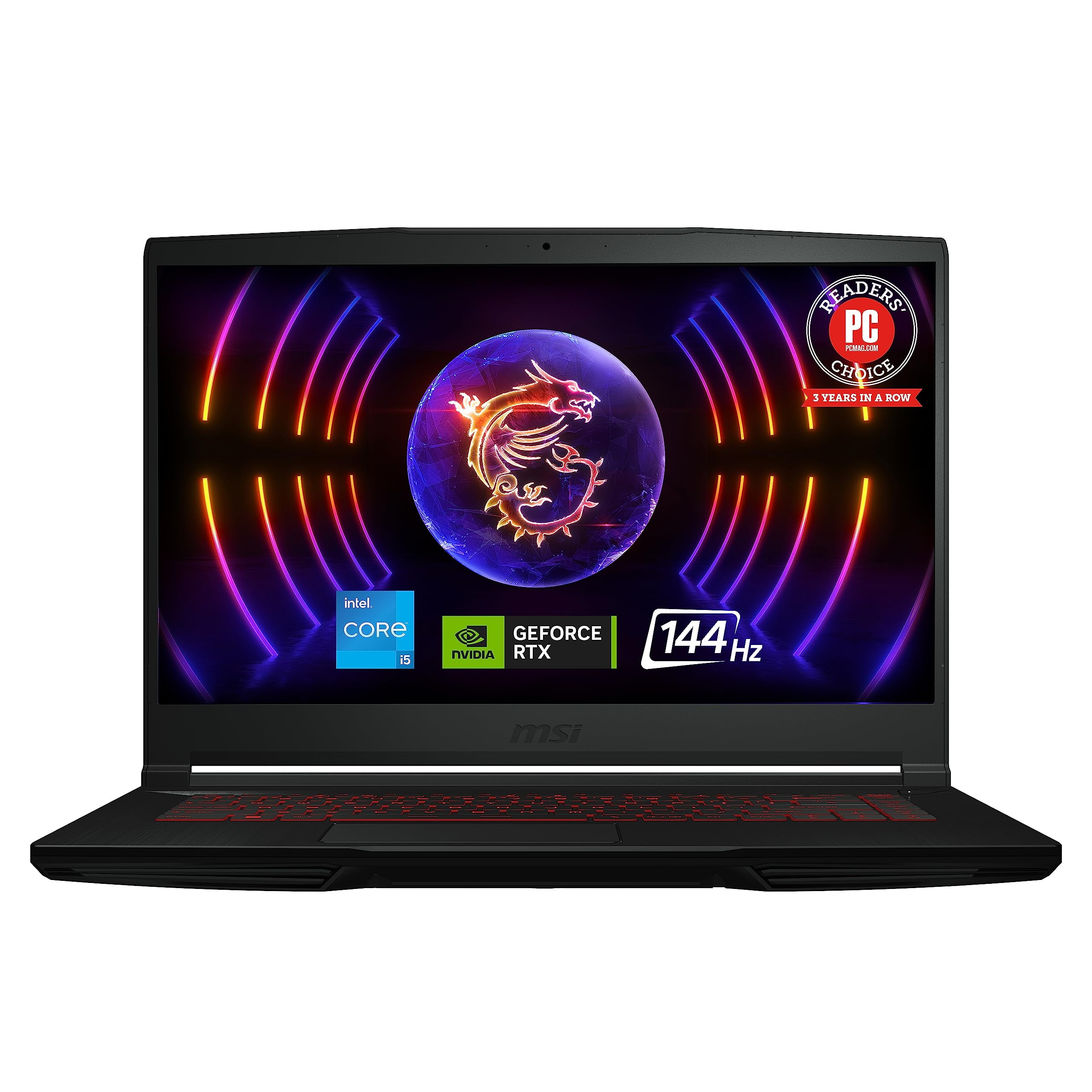 MSI Thin GF63 15.6" 144Hz Gaming Laptop: 12th Gen Intel Core i5-12450H ...