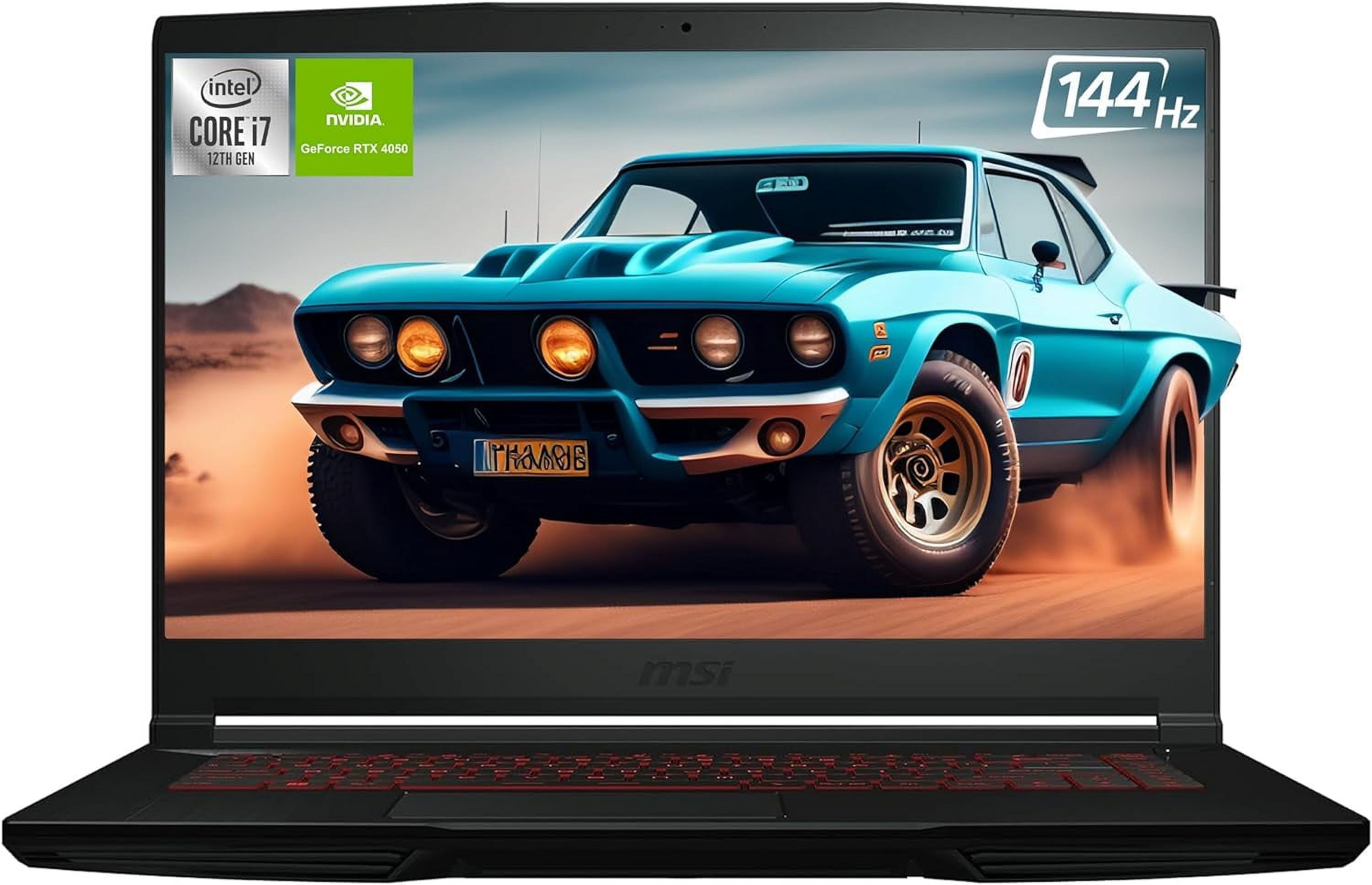 MSI Thin GF63 Gaming Laptop, 15.6" Display , 12th Gen Intel Core i7 ...