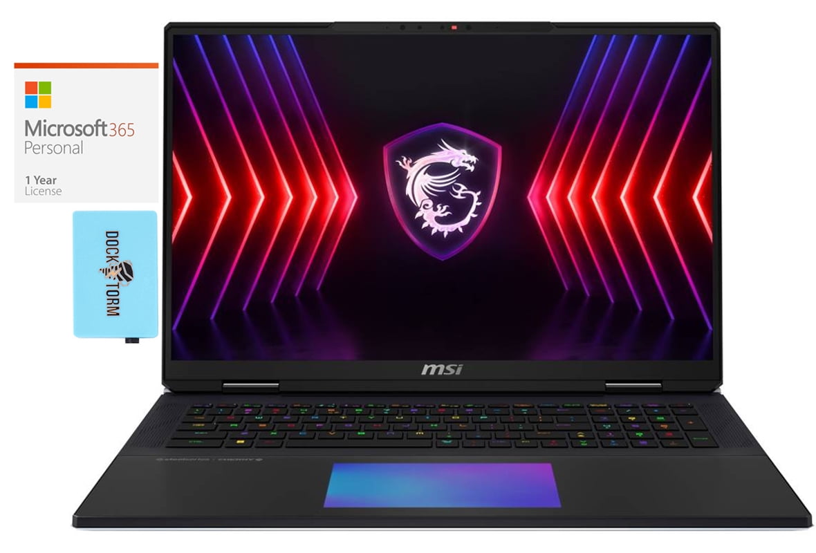 MSI Titan Gaming Computer, 18in 4K, i9-14900HX 24-Core, GeForce RTX ...