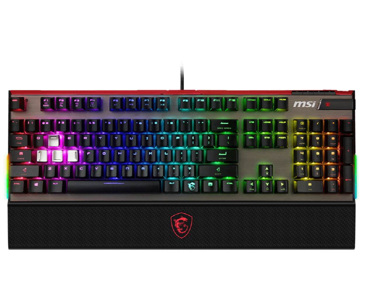 MSI VIGOR GK80 RED Gaming Keyboard - Walmart.com